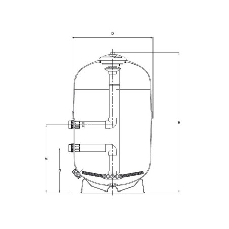 Sandfilteranlage AstralPool Aster Hochleistungsfilter für Schwimmbad ...